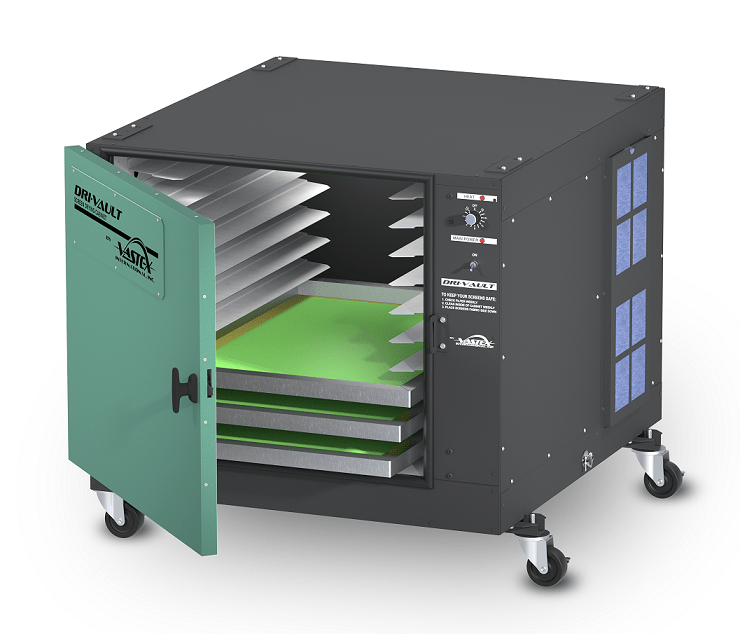 Vastex Dri-Vault - Heavy-Duty Screen Drying Cabinets - Leapfrog Machinery