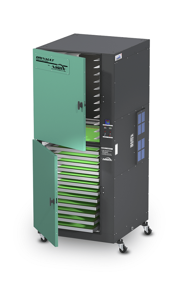Vastex Dri-Vault - Heavy-Duty Screen Drying Cabinets - Leapfrog Machinery